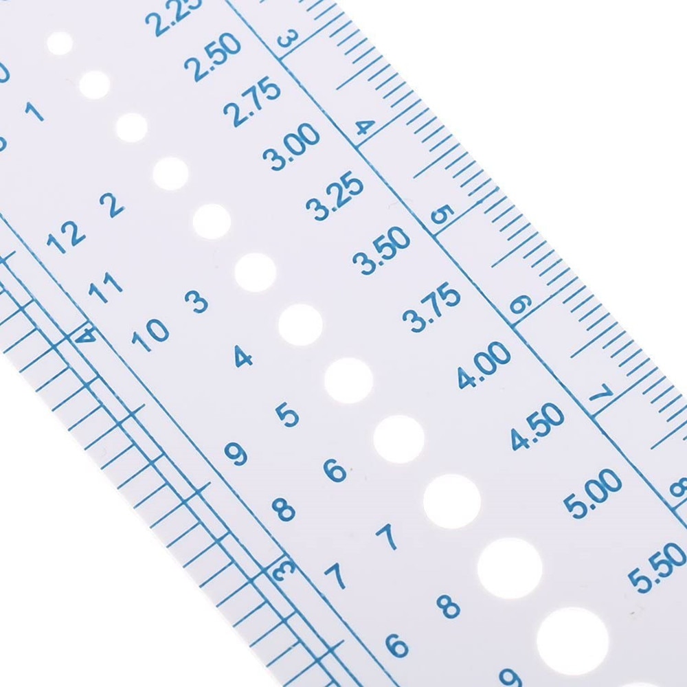 Plastic Professional Ruler For Sewing Tools All In One Knitting ...